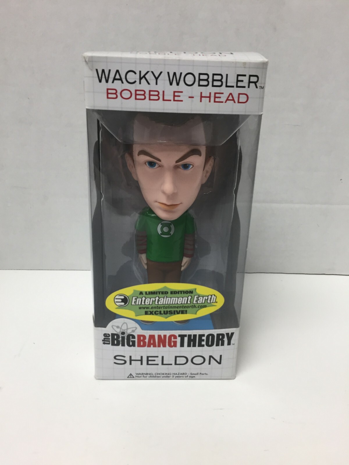 Big Bang Theory BobbleHead Sheldon Green Lantern Shirt Funko Wacky ...