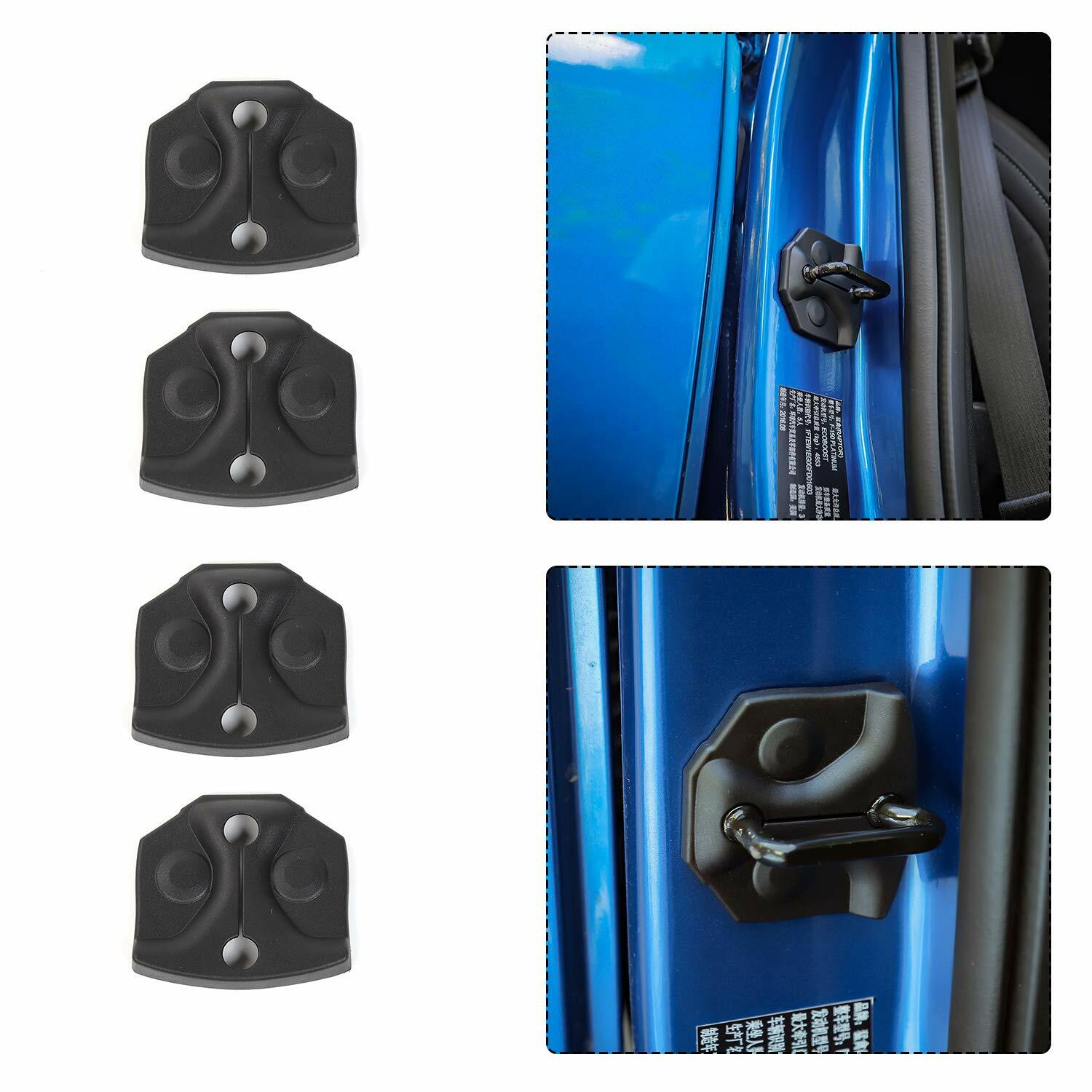 4pcs Truck Door Lock Striker Protection Covers Trim For Ford F150 2015 ...