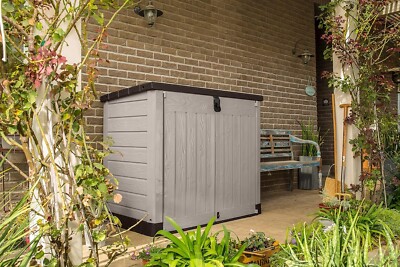 Large Keter Store PRO Garden 1200L Storage Box XL Shed Outside Bike Bin ...