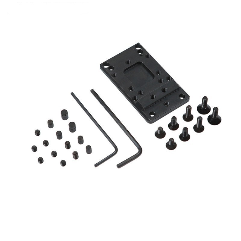 Universal Sight Mount Plate RMR Red Dot Sight Pistol For Glock 17/19/20 ...