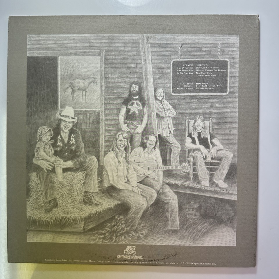 Where We All Belong Record Vinyl Marshall Tucker Band Capricorn 2C 0145 ...