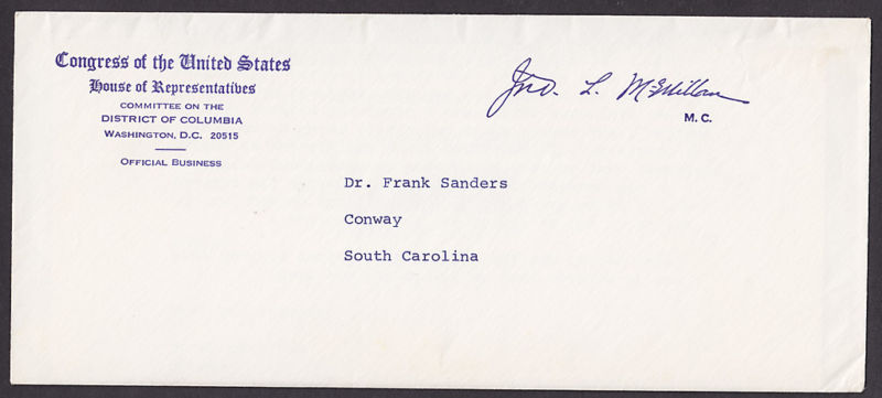 US, 1971-1985, 3 different Congressional Free Franks | eBay