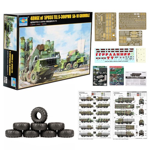 Trumpeter 01038 1/35 48n6e of 5p85s Tel s-300pmu sa-10 GRUMBLE ...