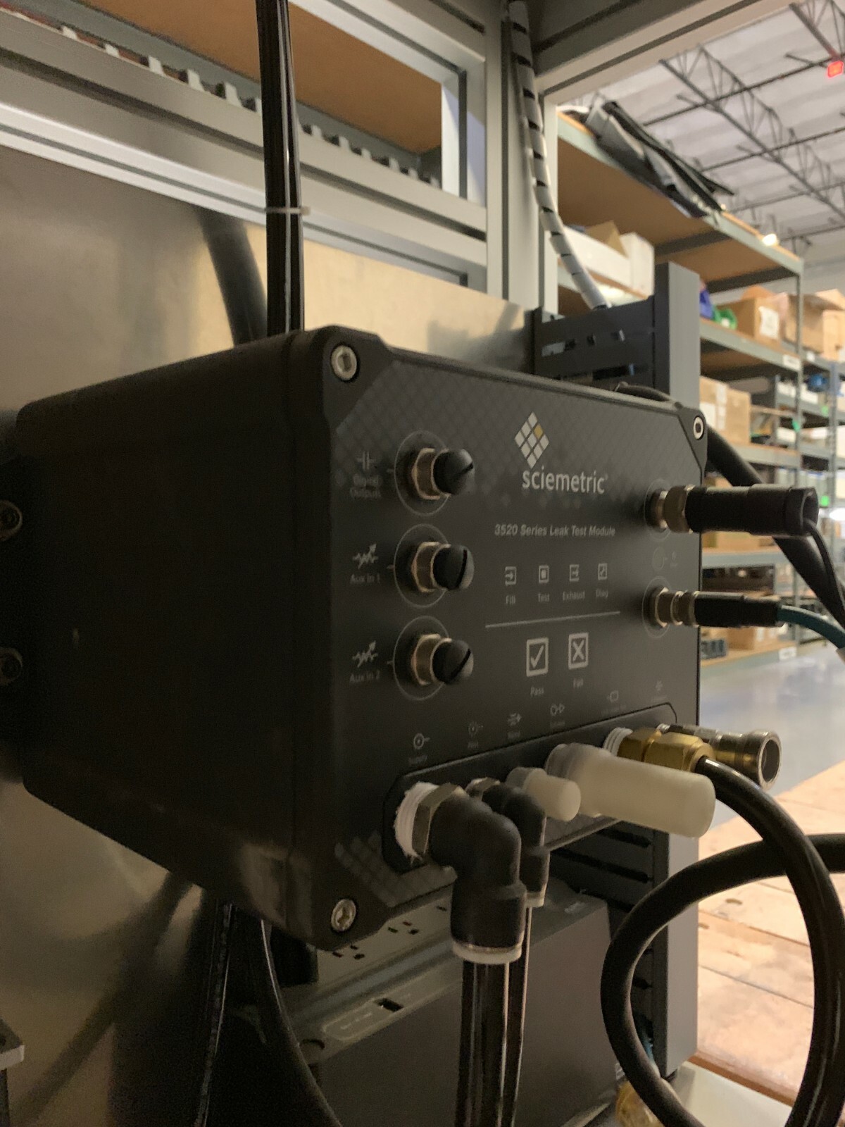 2017 Sciemetric Sentinel CTS Leak Test 3676 Gear Inspection Equipment ...