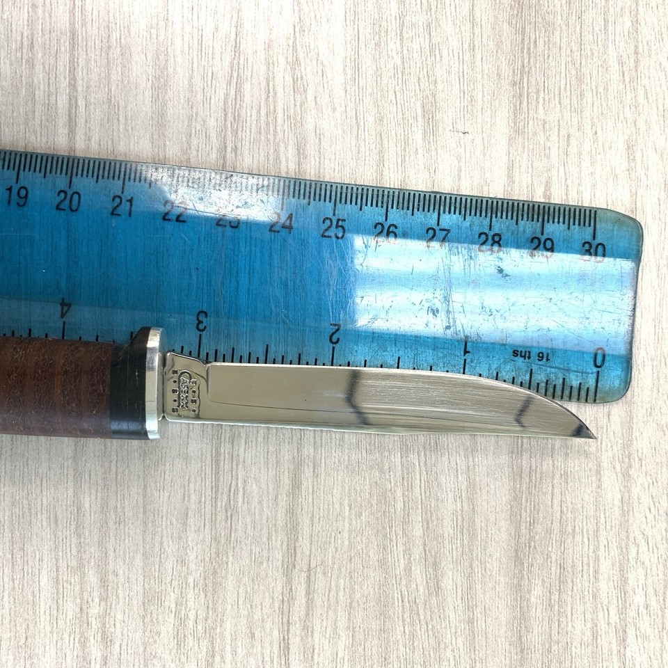 Case Hunter Knife XX USA 379 M3 FINN SS & Leather Sheath | eBay