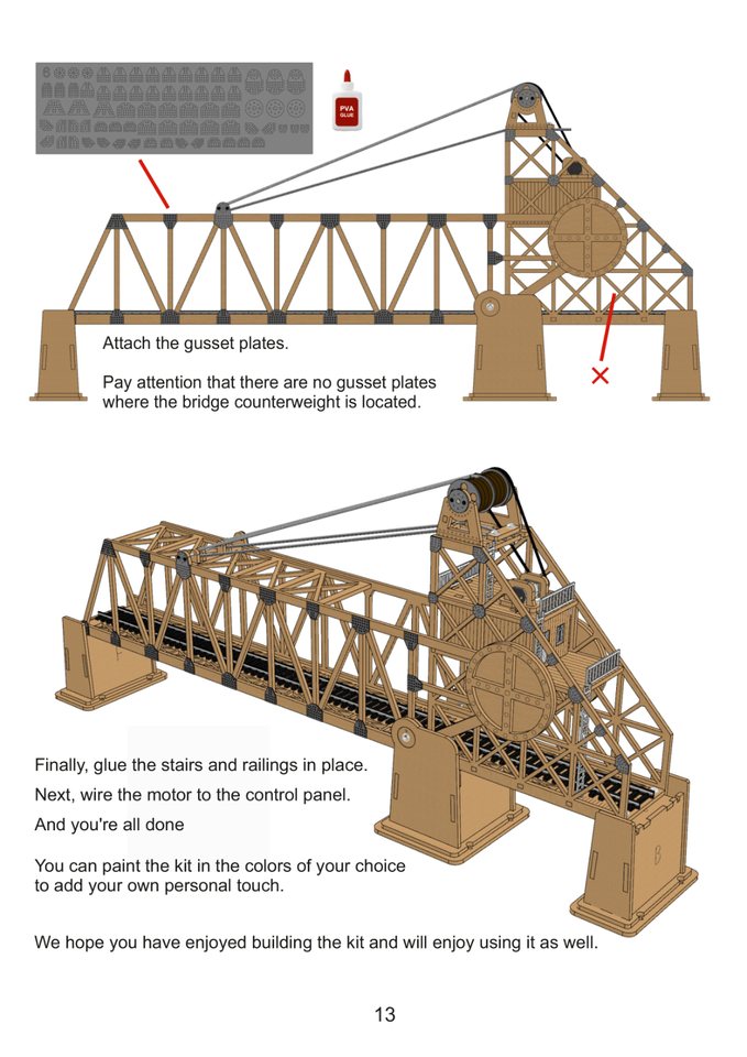 NEW VIDEO & MANUAL ADDED! HO SCALE MOTORIZED, WORKING DRAWBRIDGE | eBay