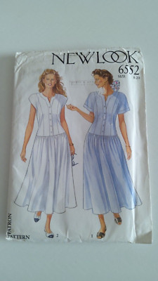 NEW LOOK 6552 SEVEN SIZES IN ONE DRESS SEWING PATTERN UNCUT | eBay