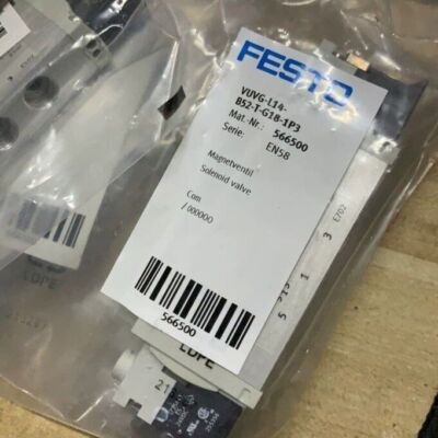 Festo VUVG-L14-B52-T-G18-1P3 566500 Solenoid Valve New One Free ...