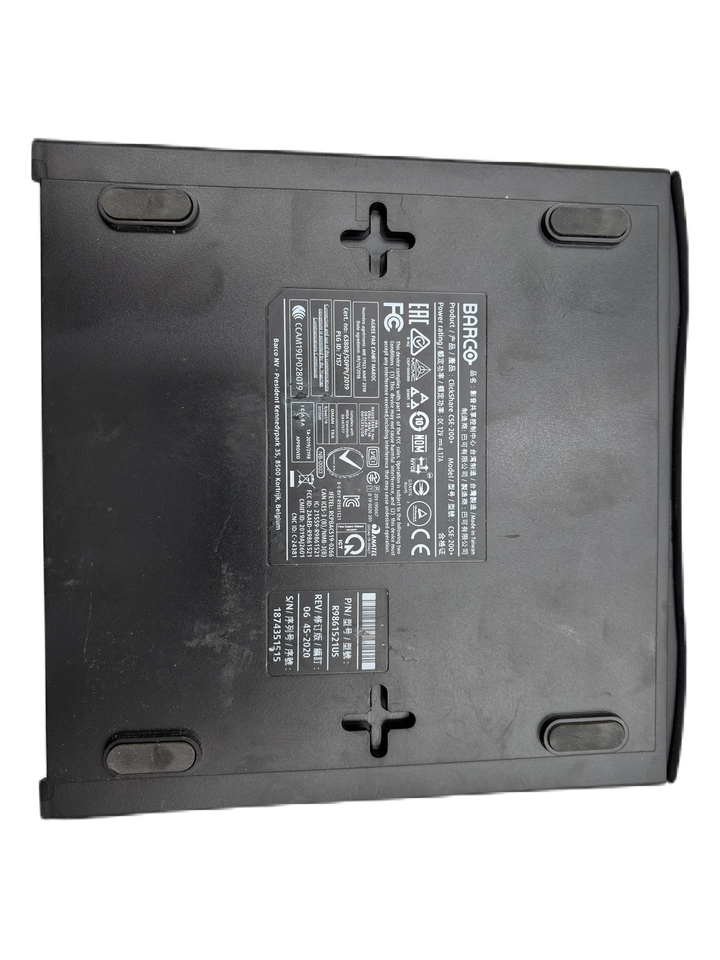 Barco ClickShare CSE-200 Plus Base Unit with 2 Buttons and USB Adapters ...