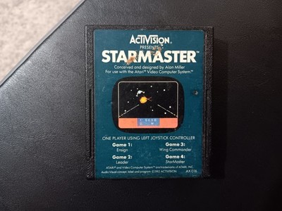 Atari 2600 Starmaster Game Cartridge AX-016 Tested Activision Vintage ...