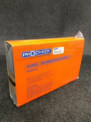 PROCHECK NB602672065 Rectangular Gage Blocks 81Pcs/Set | eBay