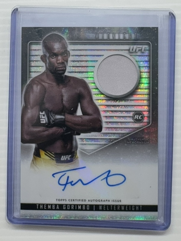 Themba Gorimbo 2024 Topps Midnight UFC #99 Moon Beam Price Guide ...
