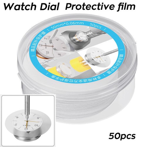 50PCS Protection Film Watch Pointer PVC Films Repair Pad Watch Dial ...