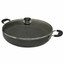 17''L x 12''W Aluminum Low Pot Cookware Deep Cooking Non Stick Coating ...