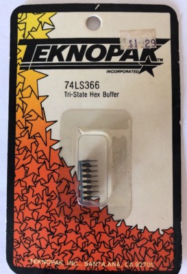 Vintage TEKNOPAK 74LS366 Tri-State Hex Buffer 16-Pin NEW USA | eBay