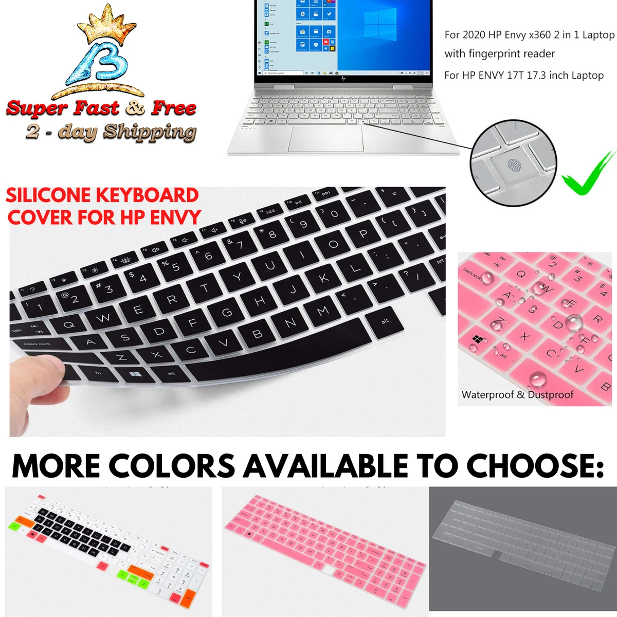 Laptop Keyboard Stickers For Hp