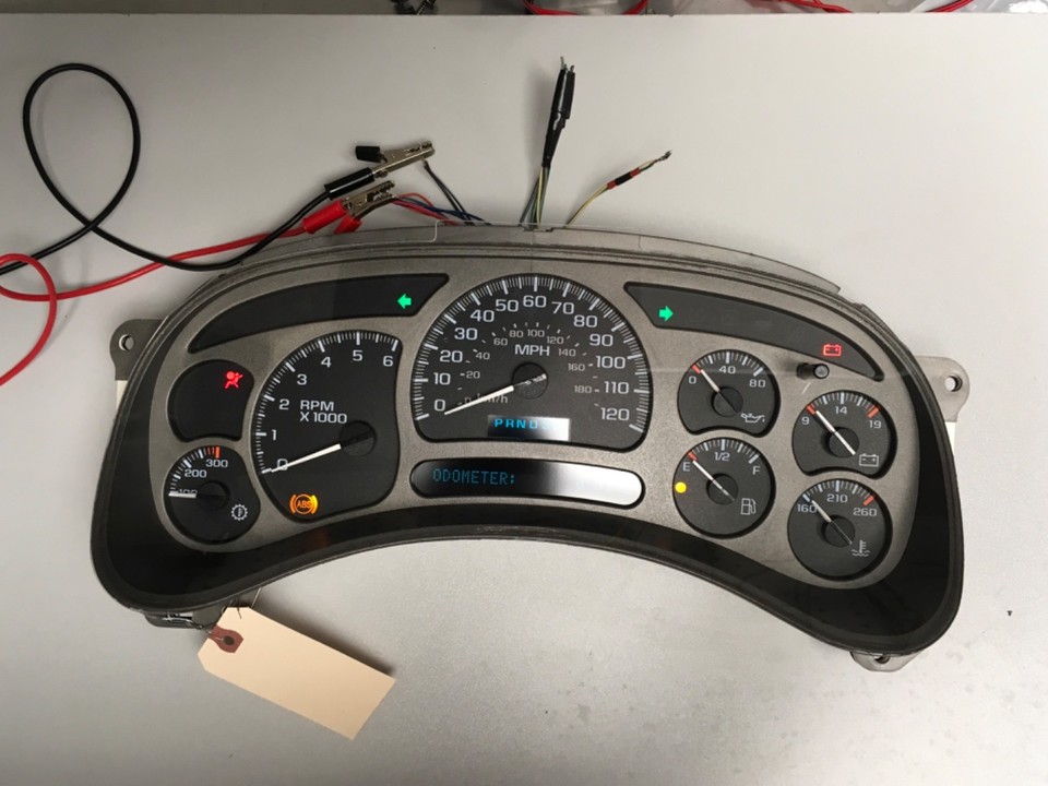 03 04 05 GMC Denali Speedometer . REBUILT, Yukon Denali Instrument ...