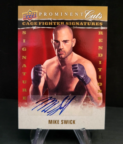 2009 Upper Deck Prominent Cuts MIKE SWICK #CFSR-MS - CAGE FIGHTER ...