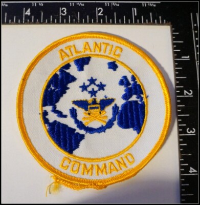 Military Patches US Navy Atlantic Command New Old Stock #T423 | eBay