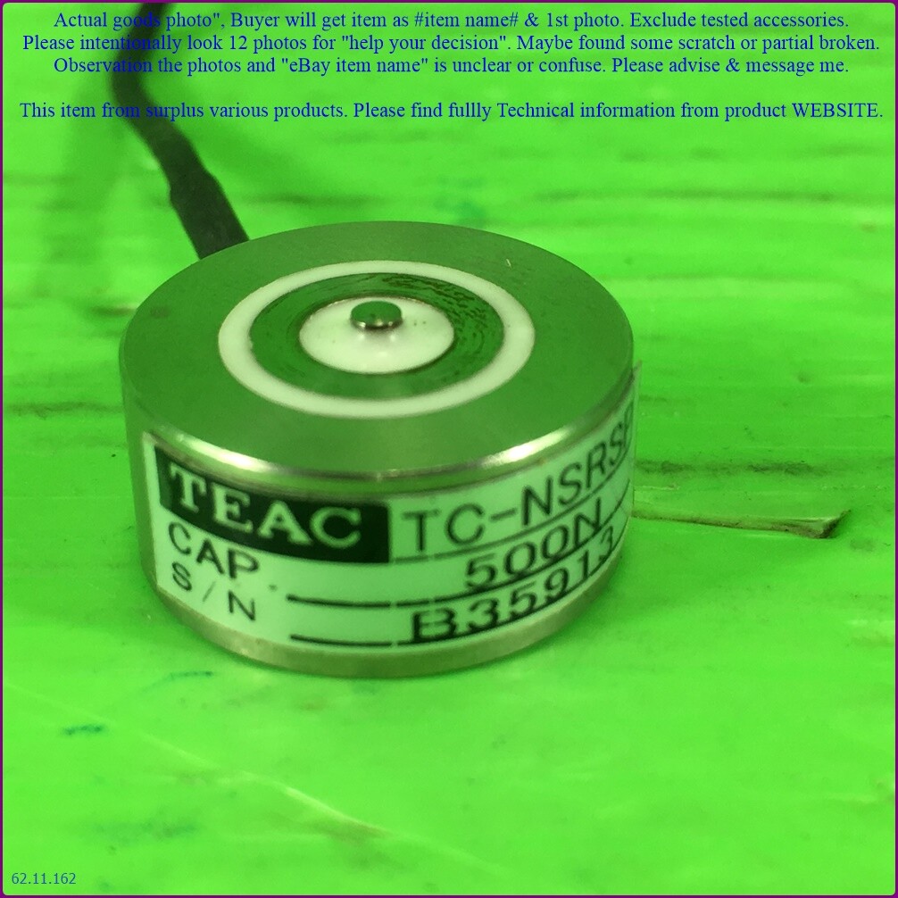 TEAC TC-NSRSP, 500N Compression Load Cell as photo sn:5913. | eBay