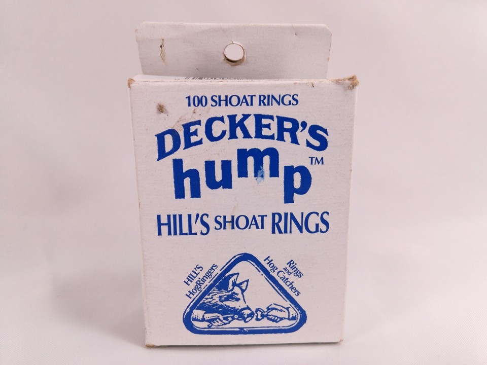 VINTAGE SNOUT CLIPPER DECKER'S HUMP HILL'S SHOAT RINGS LOT FARMING ...