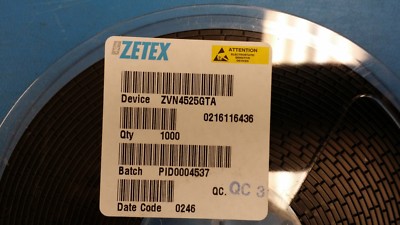 (25 PCS) ZVN4525GTA ZETEX MOSFET N-CH 250V 310MA SOT223 (0246 D/C) | eBay