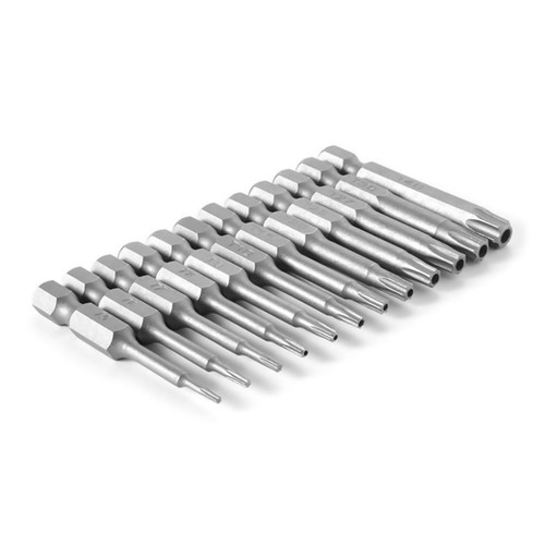 12Pack Magnetic Tamper Security Drill Bit Torx Screwdriver Flat Head 1/ ...