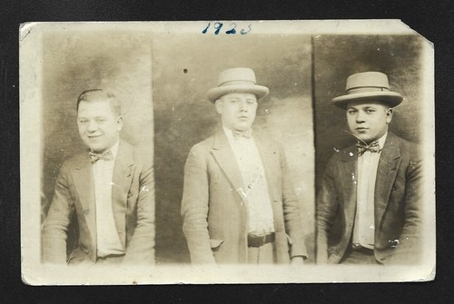 1923 Unique "Triple Pose" Real Photo Postcard | eBay