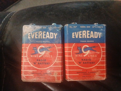 Vintage Eveready #B No. 467 Radio Battery 67.5 Volts Nice Display | eBay