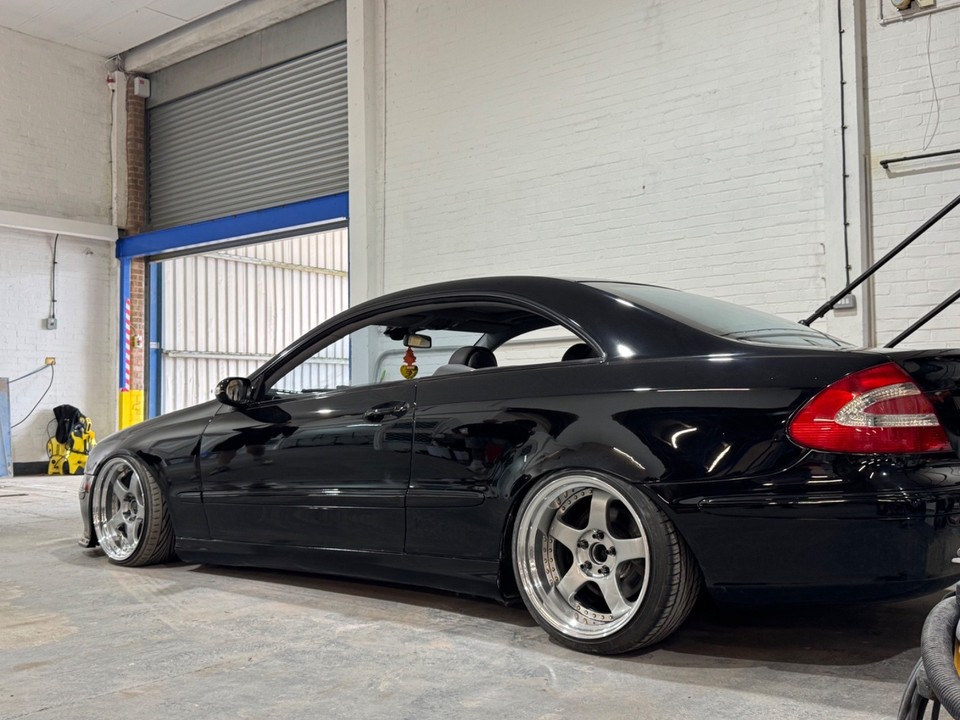 2002 MERCEDES BENZ CLK500 modified 5.0 V8 AUTO COUPE JET BlACK | eBay UK