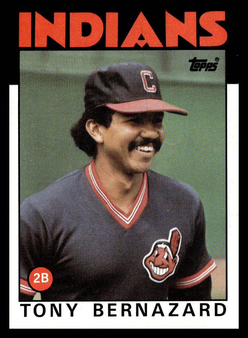 1986 Topps #354 Tony Bernazard Cleveland Indians Baseball Card | eBay