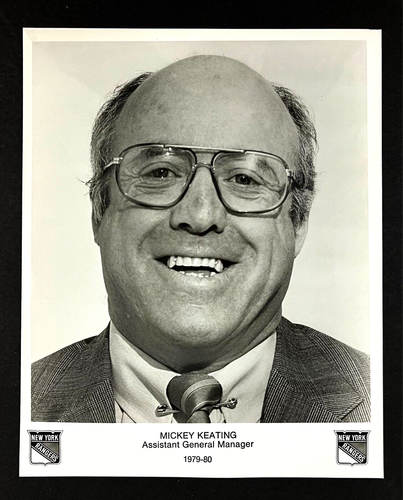 1979-80 New York Rangers Hockey Mickey Keating Asst Gen Manager Vintage ...