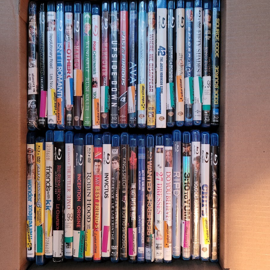 Lot of 40+ BLU-RAY MOVIES Bulk Wholesale Comedy Action Sci Fi *FREE ...