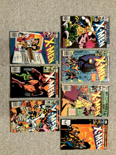 7 Marvel X-men comics 1981-1983: Uncanny 144, 149, 151, 159, 172, 173 ...