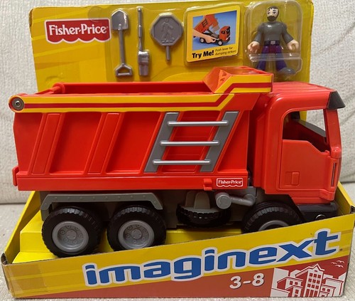 Imaginext Red Dump Truck and Action Figure Play Set 2009 NIB R9769 ...