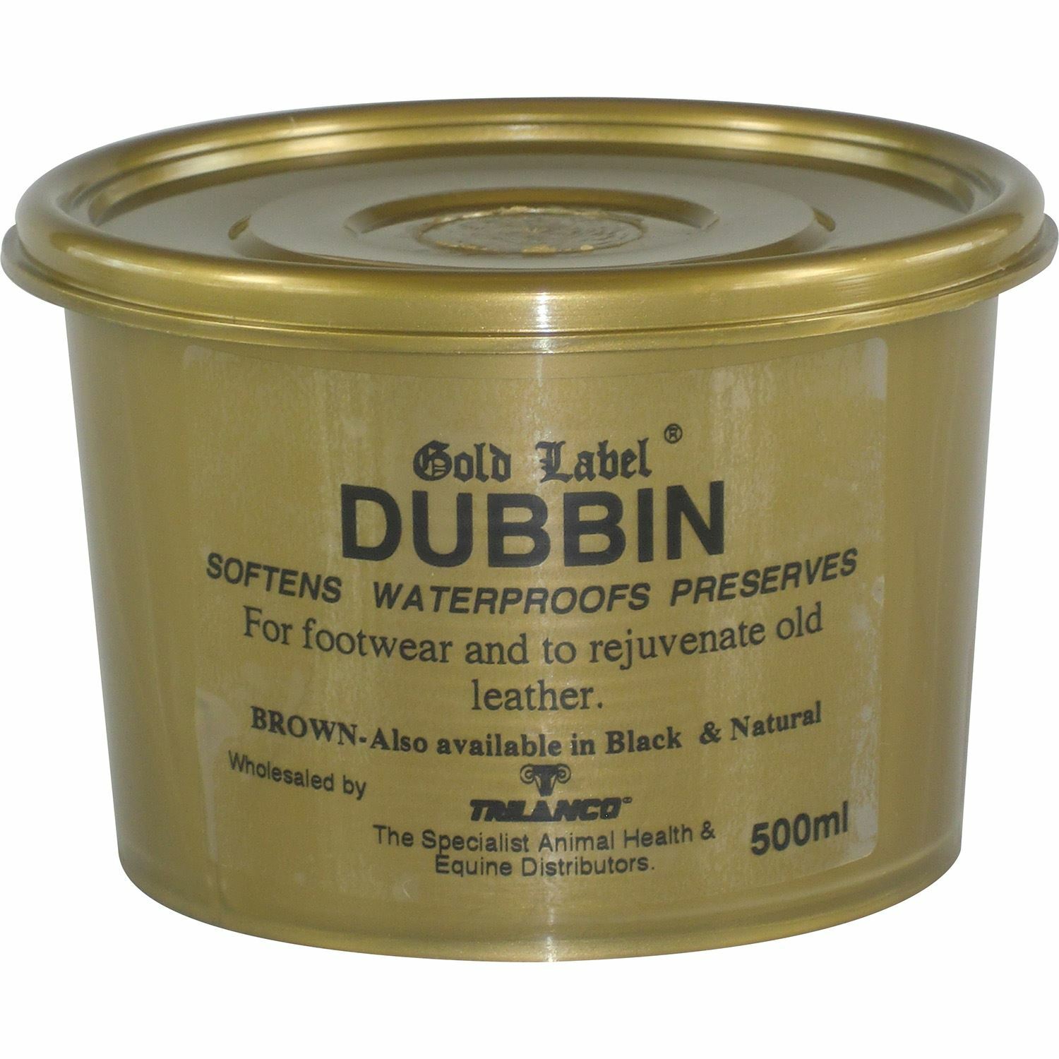 Gold Label Dubbin Softens Waterproofs & Preserves Leather, Horse Tack ...