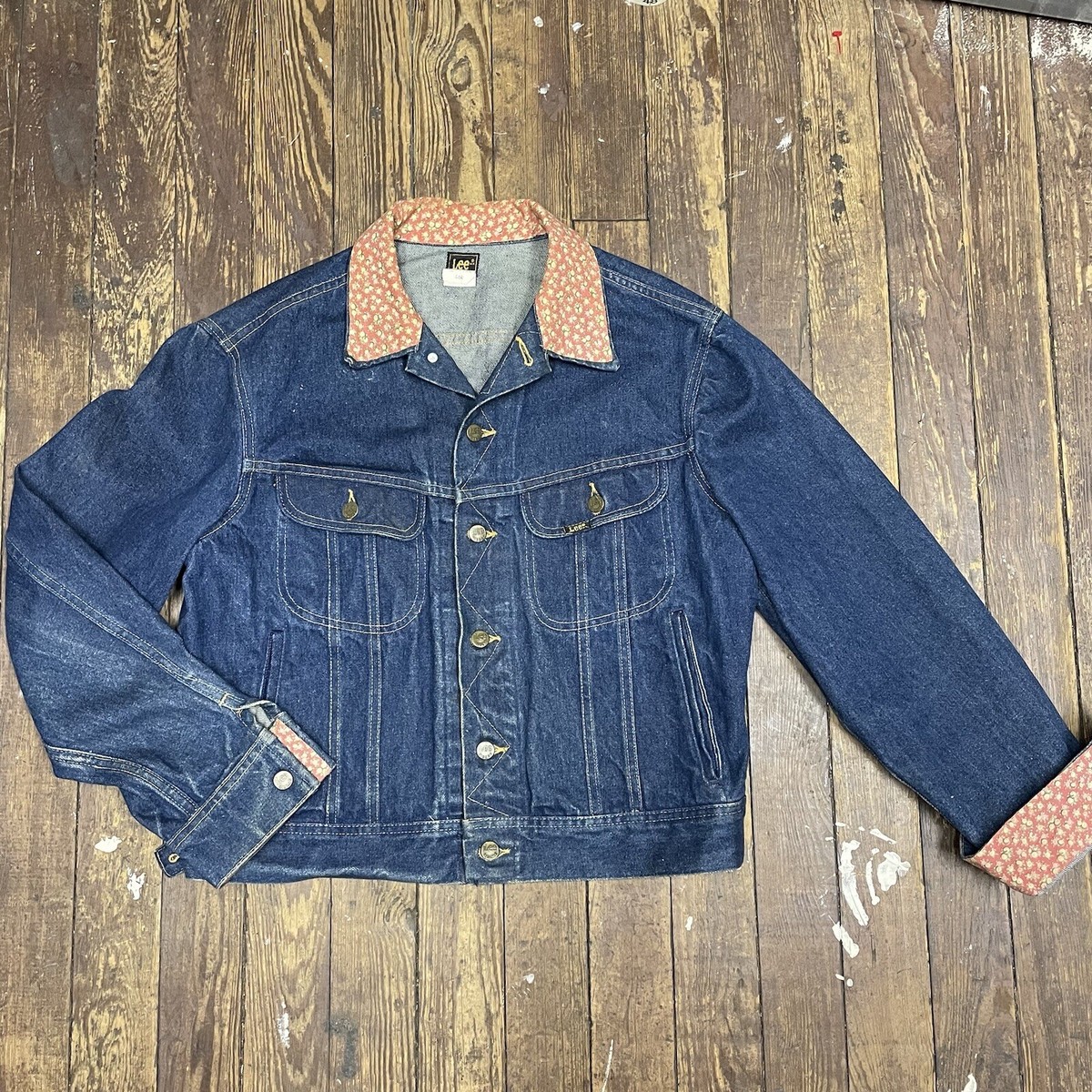 Vintage 70s Lee Riders Denim Jacket Mens Sanforized Union Vintage 70s Lee Riders Denim Jacket Mens Sanforized Union