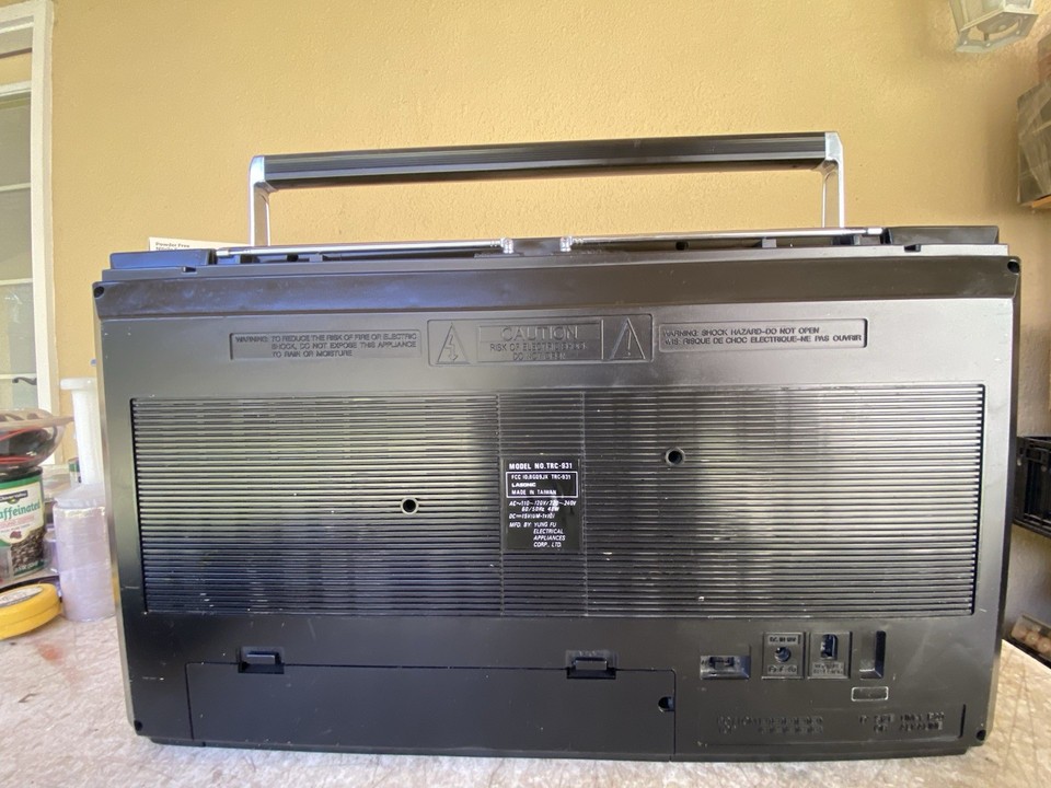 Vintage Boombox Lasonic TRC-391 TRC391 Radio Cassette Player First ...