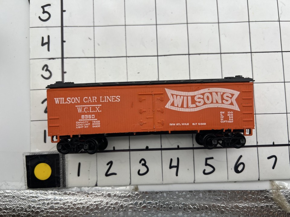 Life-Like #8360 HO Scale Wilson Car Lines Box Car Good | eBay