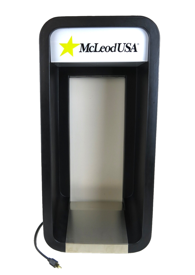 Vintage Molded Plastic Pay Phone Booth Telephone Enclosure (New Old ...