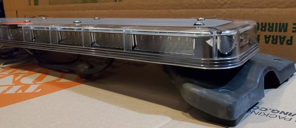 Federal Signal Integrity 44inch AMBER Light bar WHITE Flood Work truck ...