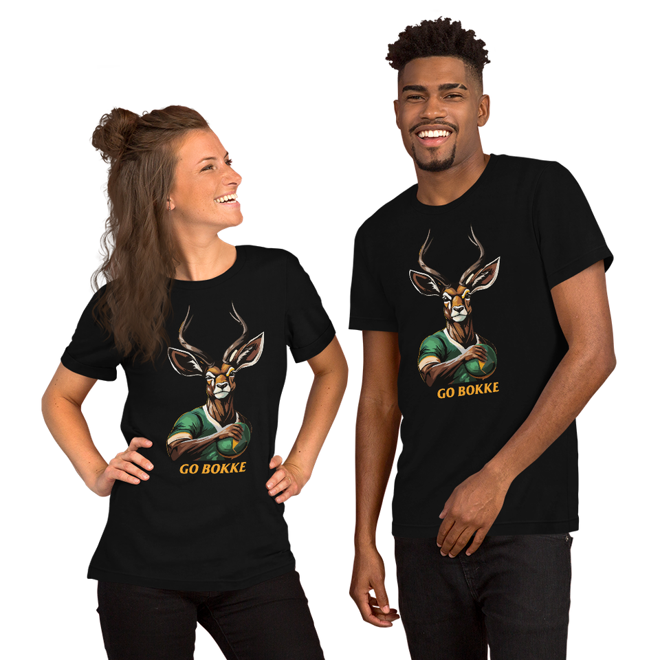 Springbok Supporter Soft and Lightweight Unisex T-shirt South African ...