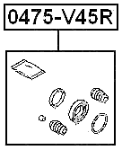 0475-V45R Febest REAR BRAKE CALIPER REPAIR KIT MB858466 | eBay Australia
