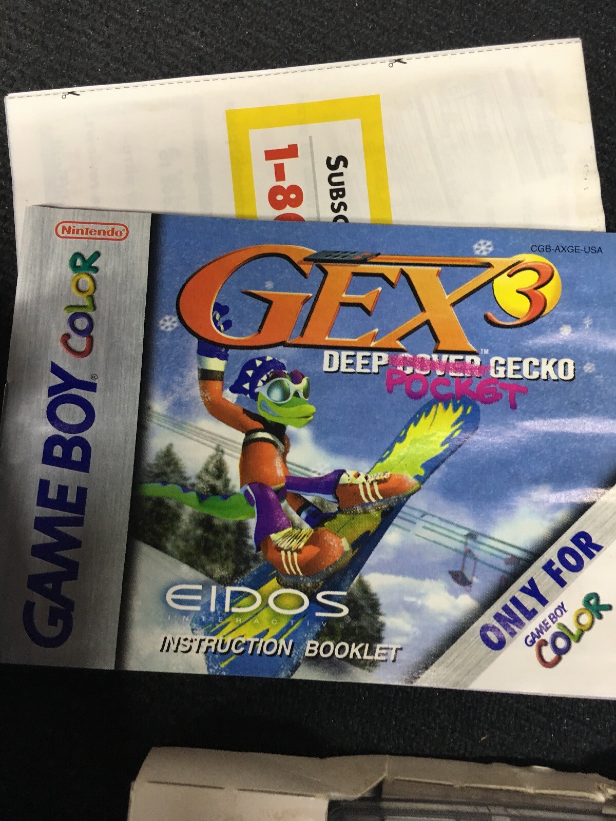 Gex 3: Deep Pocket Gecko (Nintendo Game Boy Color, GBC) 788687450249 | eBay