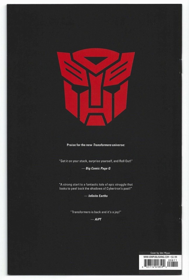 Transformers Galaxies #8 2020 Unread Umi Miyao Main Cover A IDW Comics ...