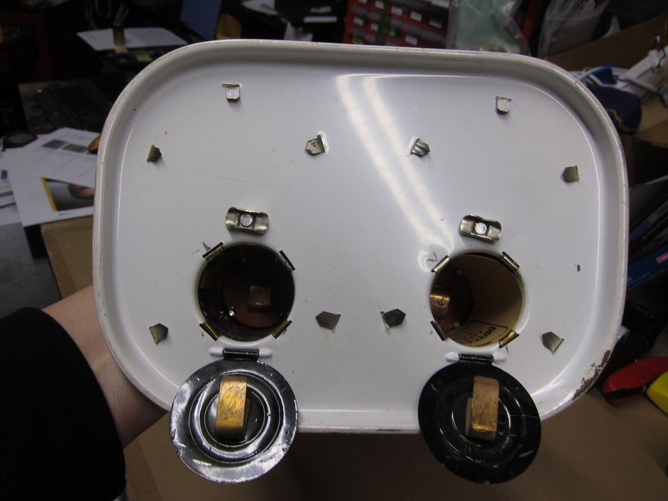 Vintage 19" Battery Operated Santa Claus Bell Ringer Tin Litho L@@K ...