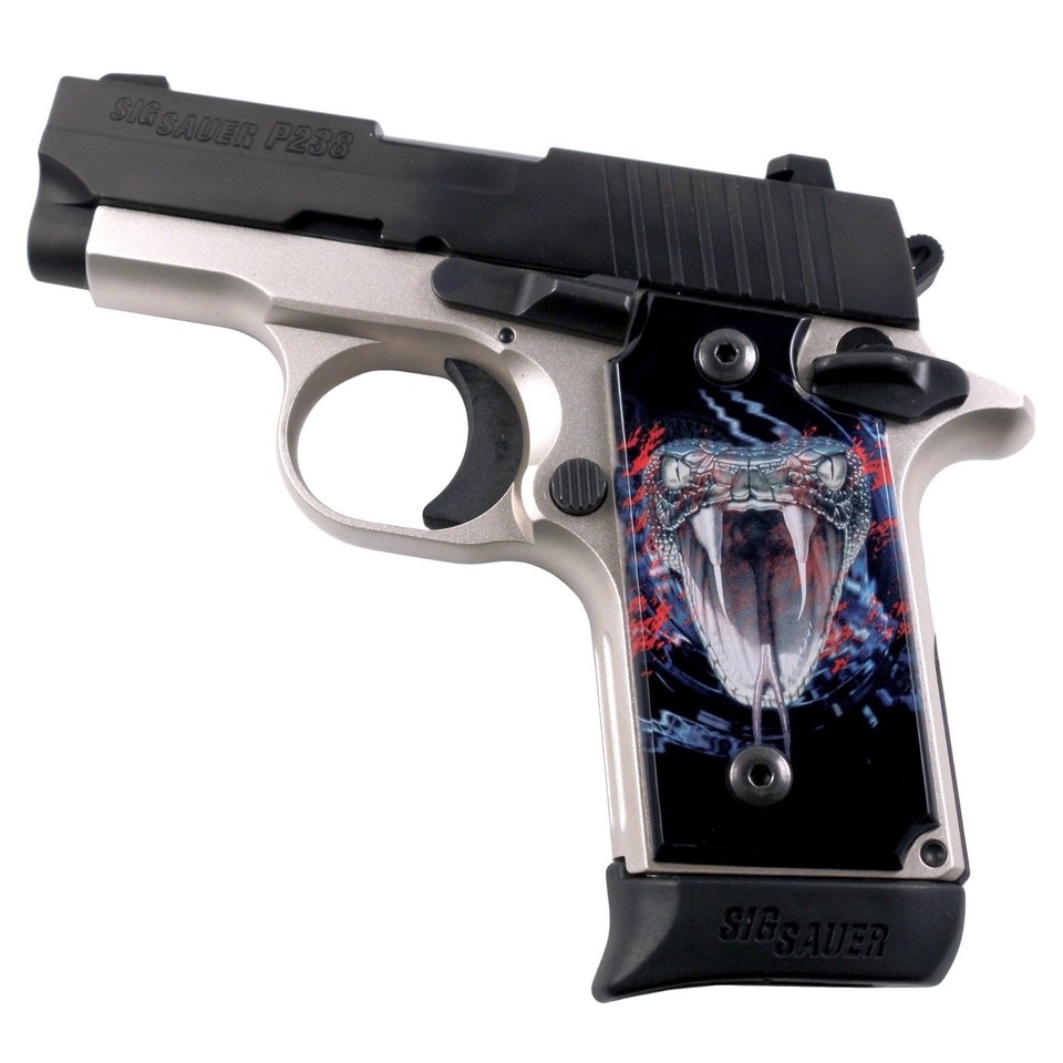 Custom P238 Ambidextrous SPD Acrylic Grips Venom | eBay