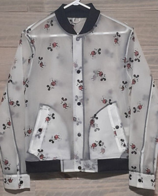 Disney Parks Mickey Mouse Raincoat Jacket with Pockets Size Small | eBay