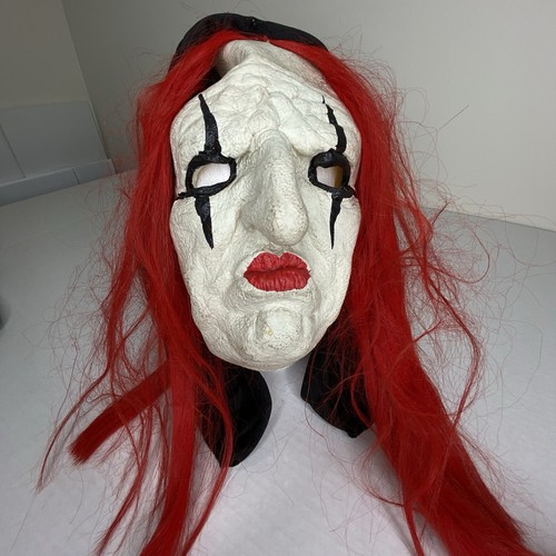 Vintage 1998 Paper Magic Group Old Lady Face Carnival Ghoul Mask ...