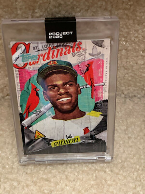 Topps Project 2020 Bob Gibson #70 1959 Card by Tyson Beck | eBay